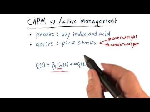 Learn CAPM vs active management - Mind Luster