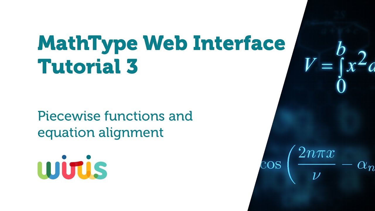 MathType web interface tutorial 3