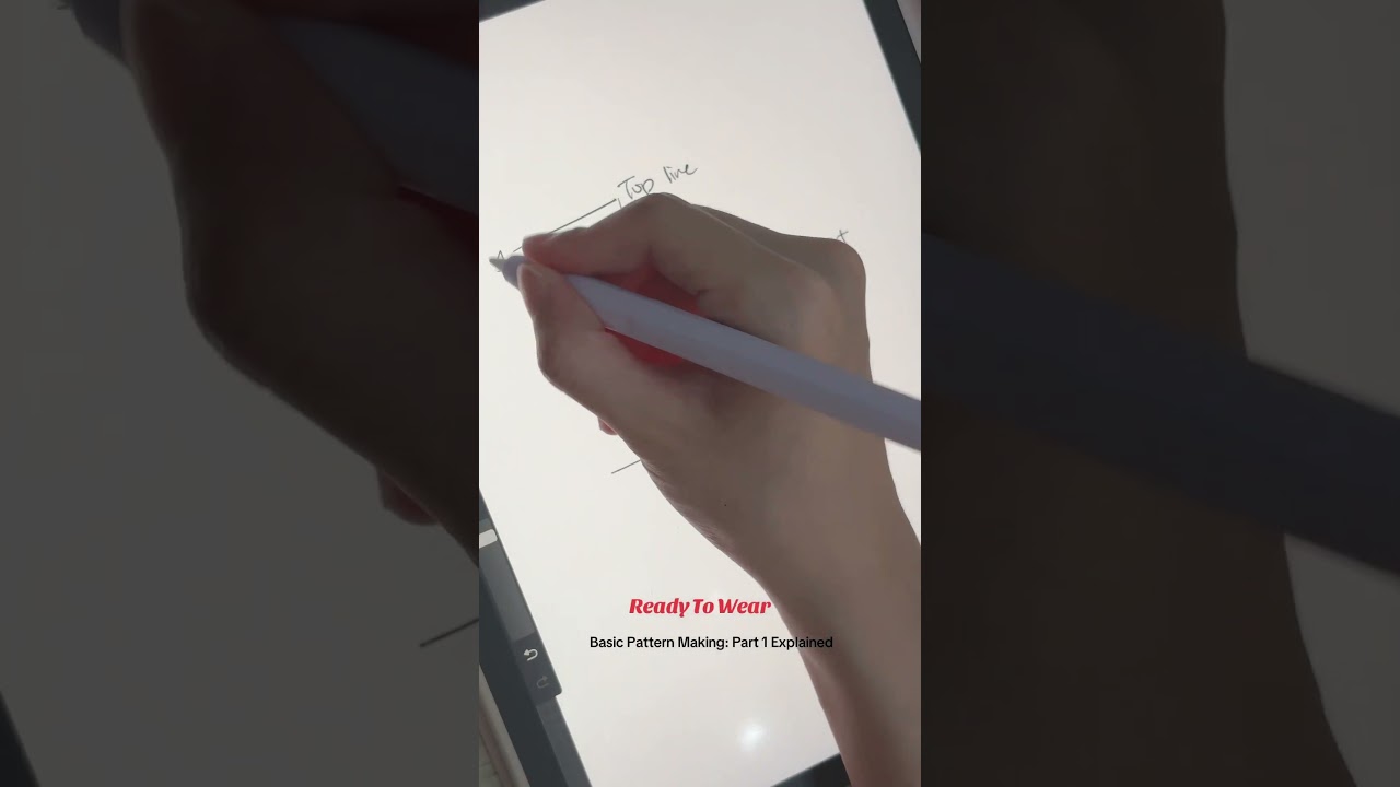 Basic Pattern Making Tutorial Part 1 #patternmaking