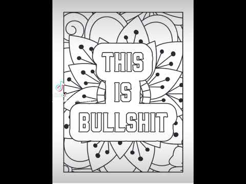 Swear Words coloring book