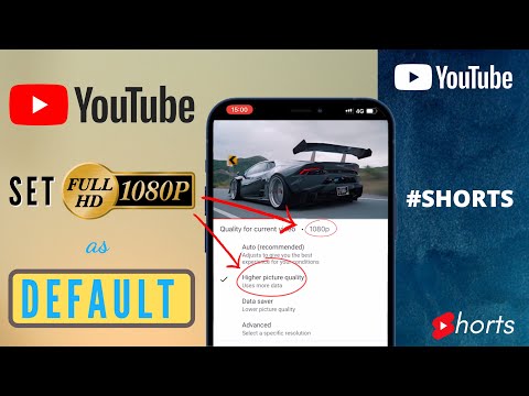 How to Disable Auto Video Quality 480p on YouTube #Shorts