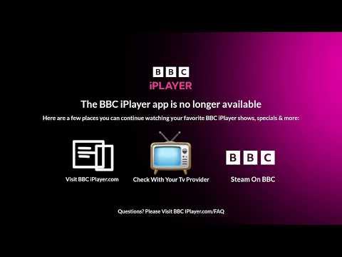 The BBC iPlayer App Is No Longer Available