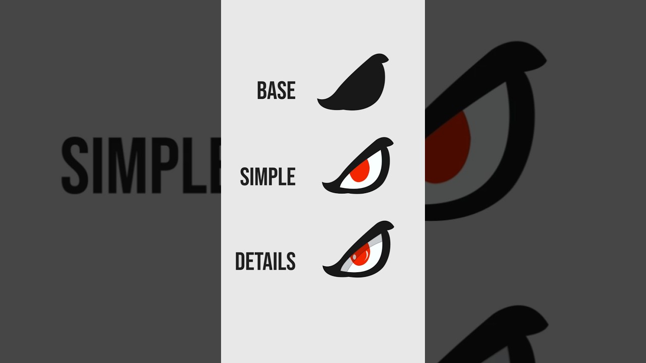 Simple Eyes in Inkscape #inkscapetutorial #eyestutorial #vectorgraphicstutorial #art