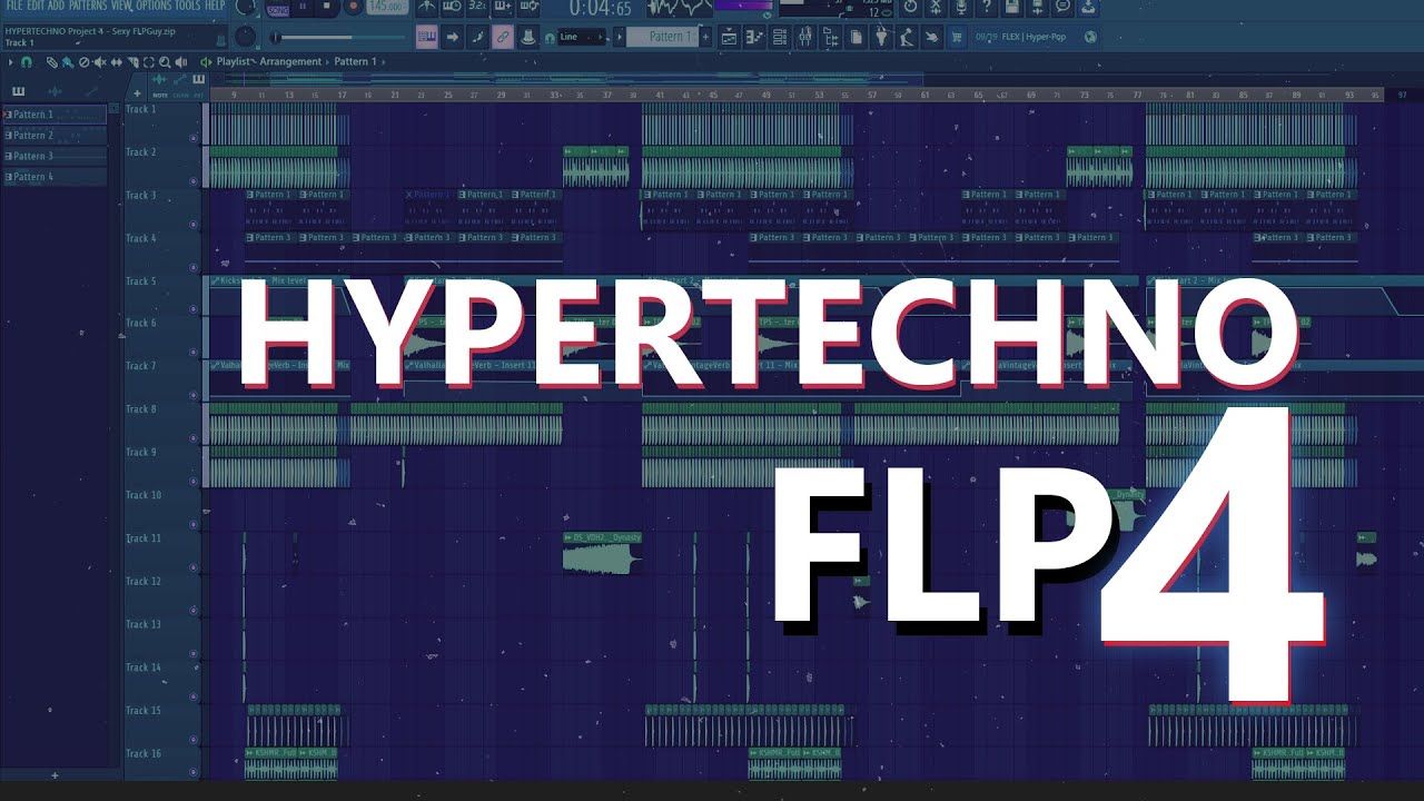 Royalty Free HYPERTECHNO FL Studio Template 4 (DJSM, SP3CTRUM, NALYRO, Niklas Dee Style) FLP