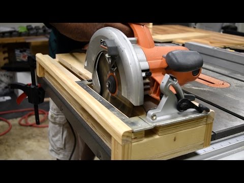 Build a Circular Saw Crosscut Jig for Straight Accurate Cuts