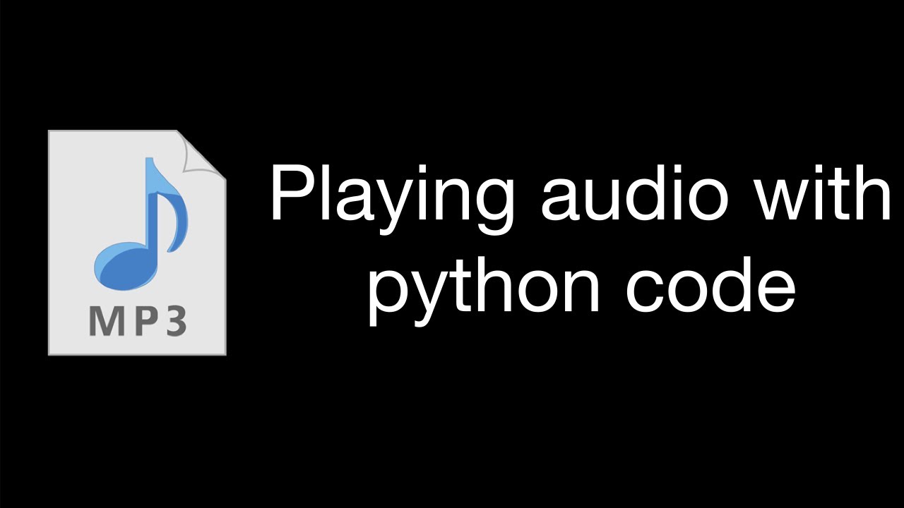 play audio with 2 lines of python code
