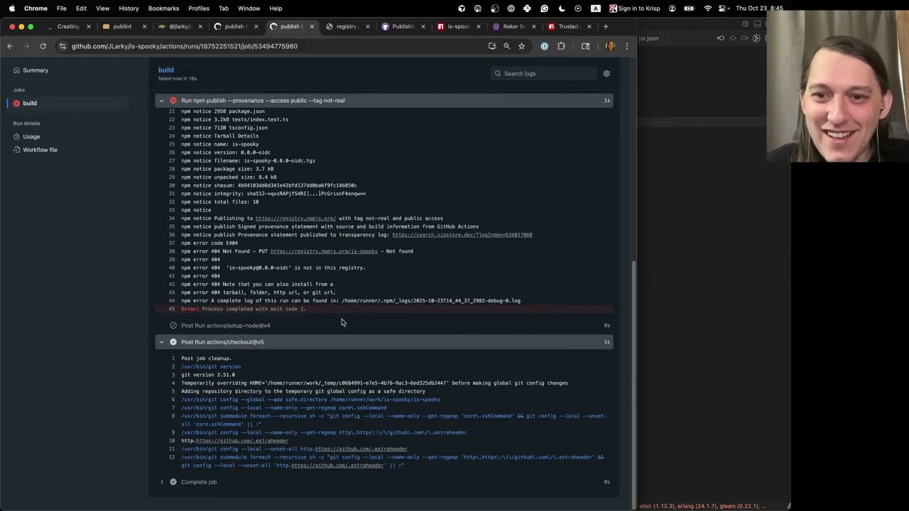 How to publish to npm with an OIDC token (live)