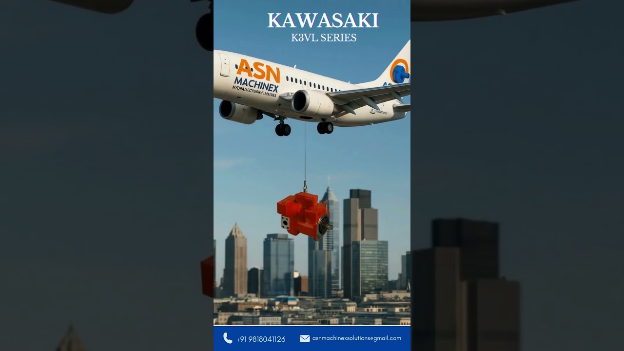 Kawasaki K3VL Series Axial Piston Pump | ASN Machinex  #KawasakiPump #K3VLSeries #ASNMachinex