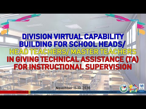 Division Virtual Capability Building in Giving TA for Instructional Supervision