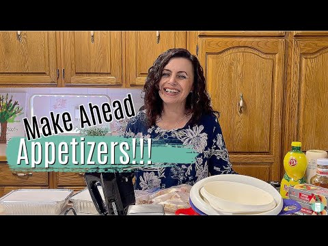 Make Ahead Appetizers for the Freezer