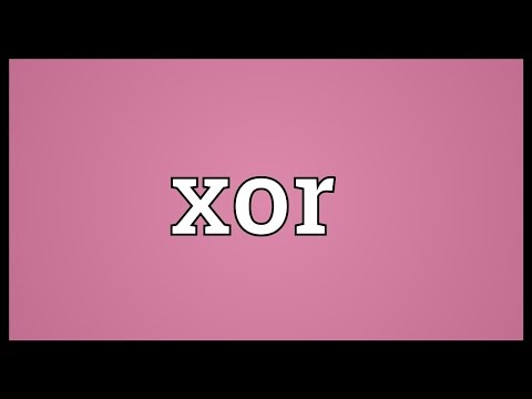 Xor Meaning