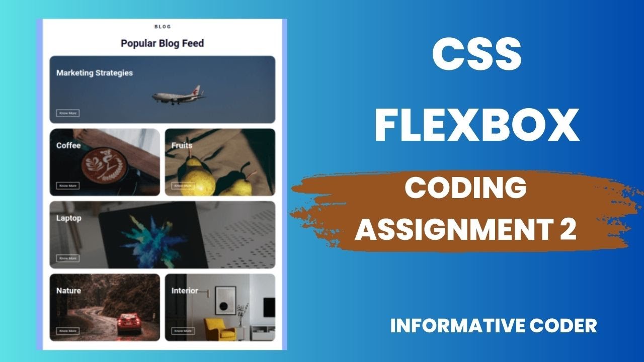 Coding Assignment 2 | Popular Blog | CSS Flexbox | Responsive Web Design using Flexbox |#ccbp