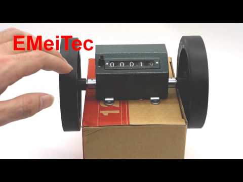 Reversal Rolling / Wheel Counter Meter Counter Length Measure Mechanic Counter Textile Machinery