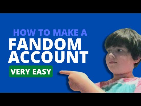 How to make a Fandom account
