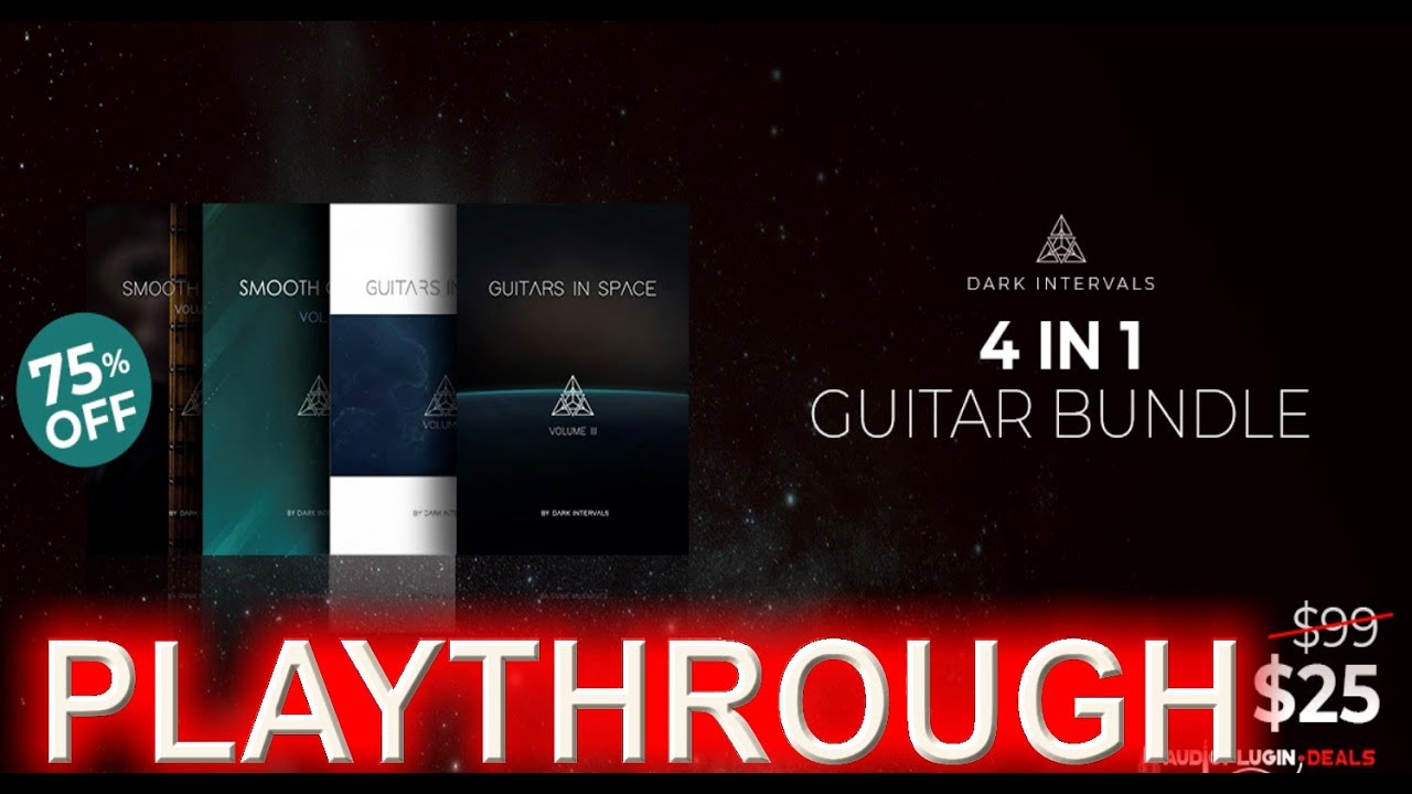 75% OFF Dark Intervals Guitar Bundle PLAYTHROUGH | SAMPLE SOUND REVIEW