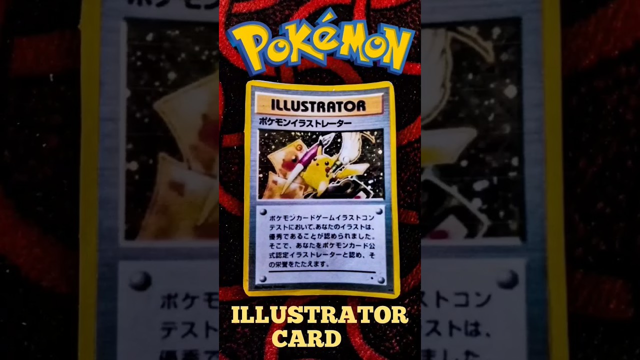 Making The Most Expensive Pokemon Illustrator Card Out Of Printout #pokemon #pokemoncards