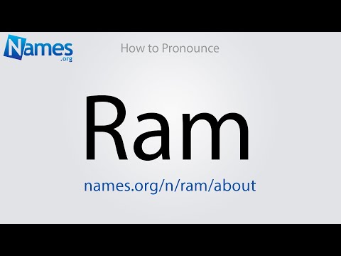 How to Pronounce Ram