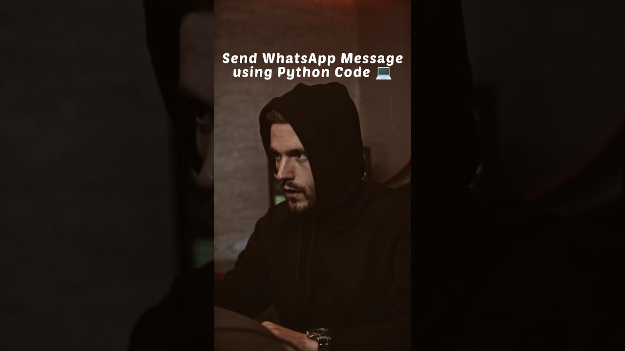 Send WhatsApp Message using Python Code 💻 #viralshorts #shorts #pythonprogramming #coding #python