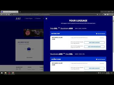 Plane ticket buy | SAS Flight