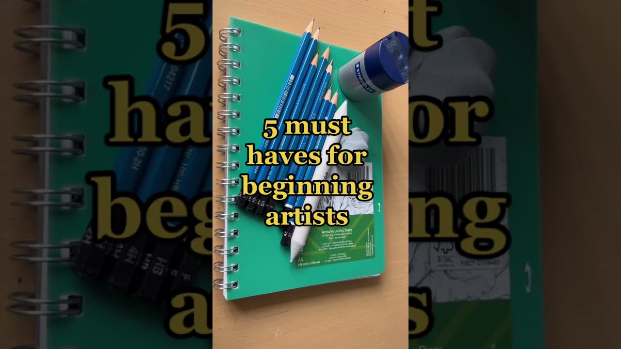 5 Must Haves for Every Beginning Artist #artist #learntodraw #howtodraw #artsupplies