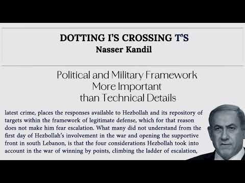 Political and Military Framework More Important than Technical Details
