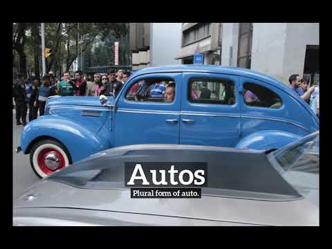 What is Autos? | How Does Autos Look? | How to Say Autos in English?