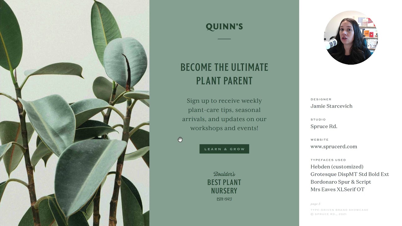 Typography: Full case study from custom logotype to PDF type-setting layout