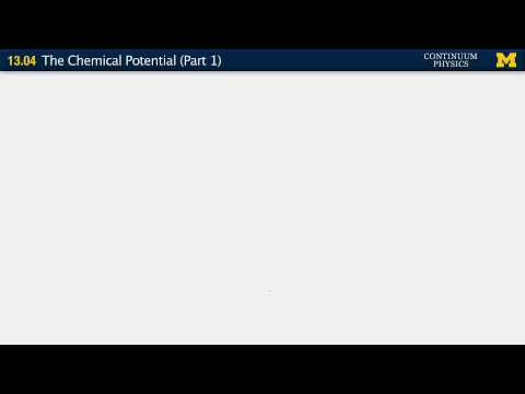 13.04. The chemical potential
