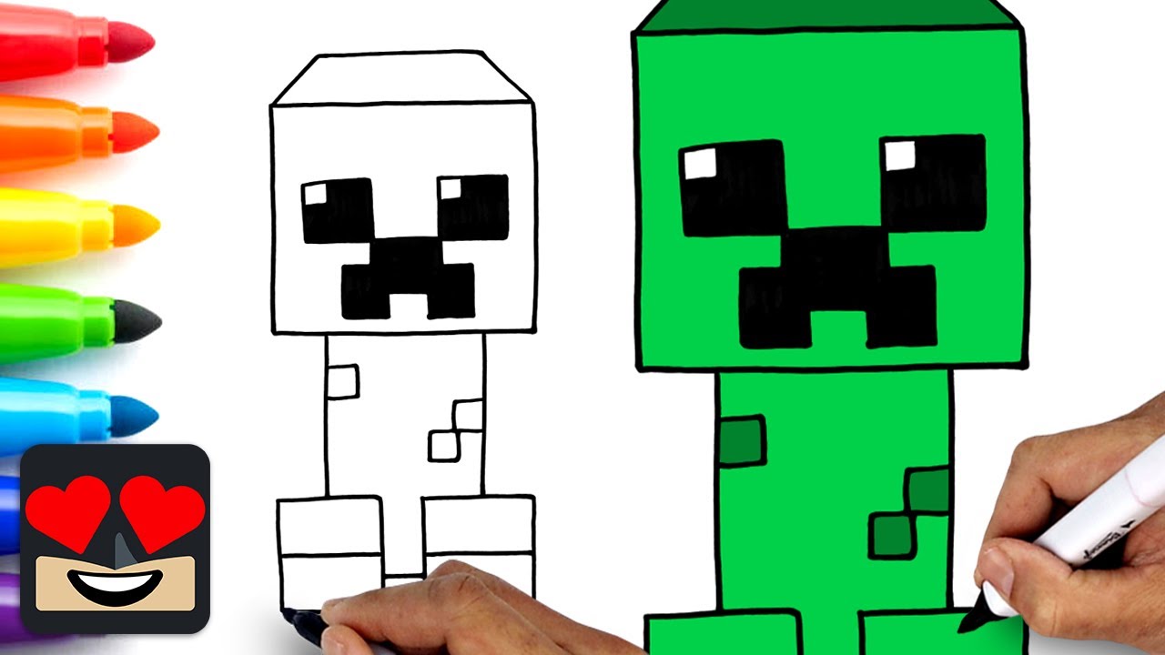 How To Draw Minecraft Creeper