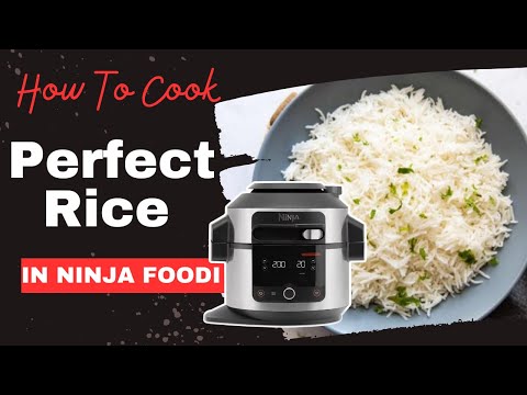 NINJA FOODI PRESSURE COOKER EASY RICE | 15 in 1 | How to Cook Perfect Rice every time!