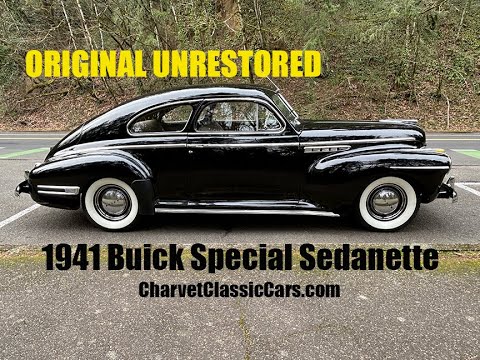 Looks Fast Standing Still! 1941 Buick Sedanet | Barn Finds