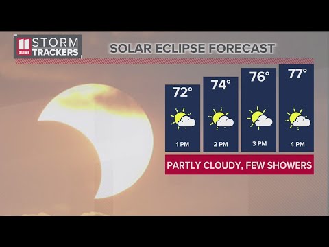 Georgia solar eclipse 2024 weather forecast