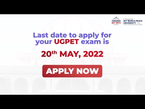 Apply at MIT-WPU with UG-PET Exam | 2022