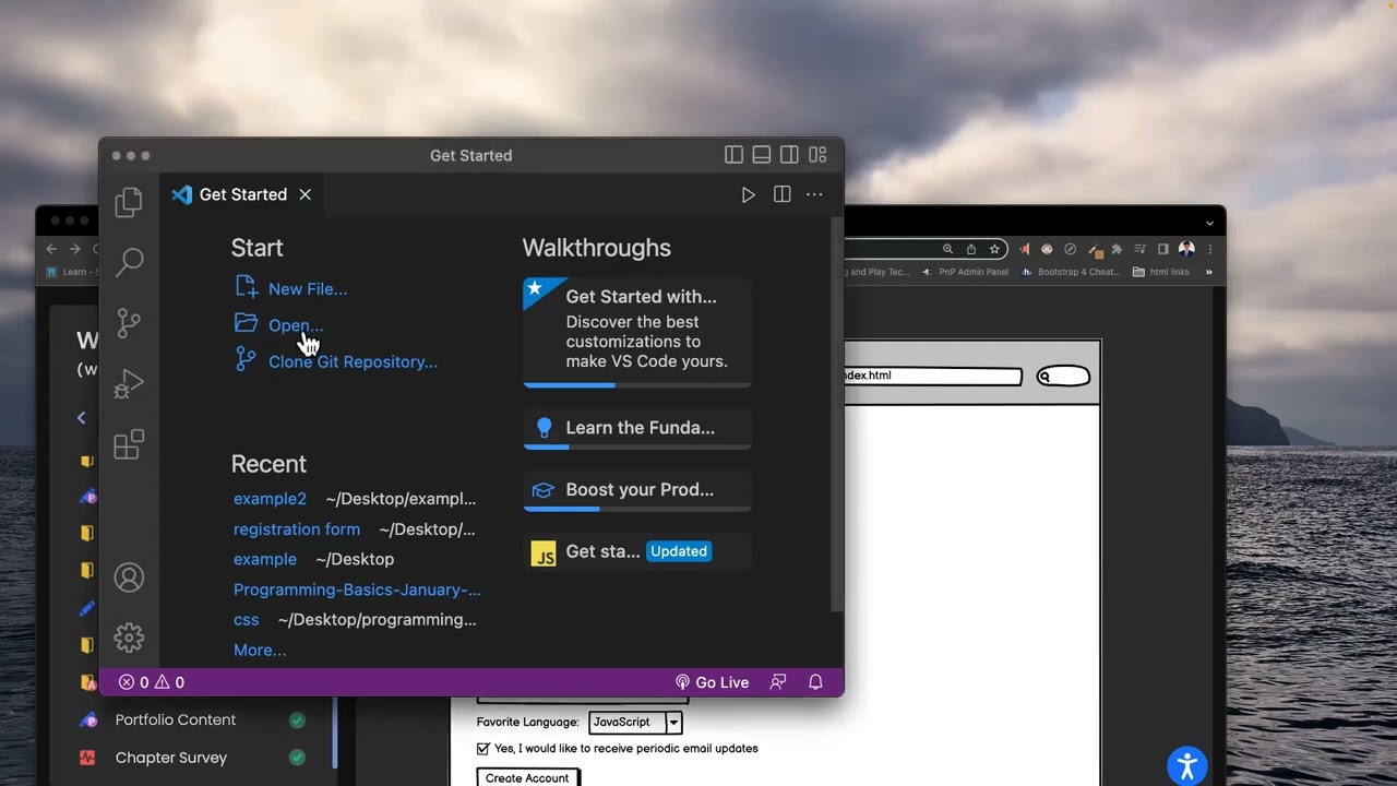 Web Fundamentals Jan2023 W1D1 Registration Form Demo and Intro to Github