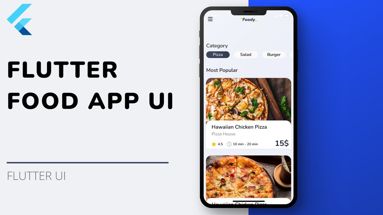 Flutter UI Tutorial | Recipe App UI Design using Flutter