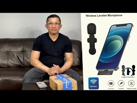 UNBOXING WIRELESS LAVALIER MICROPHONE FOR IPHONE/IPAD