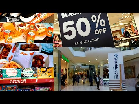 Black Friday sales in T.K Max and Deichmann shops in UK.