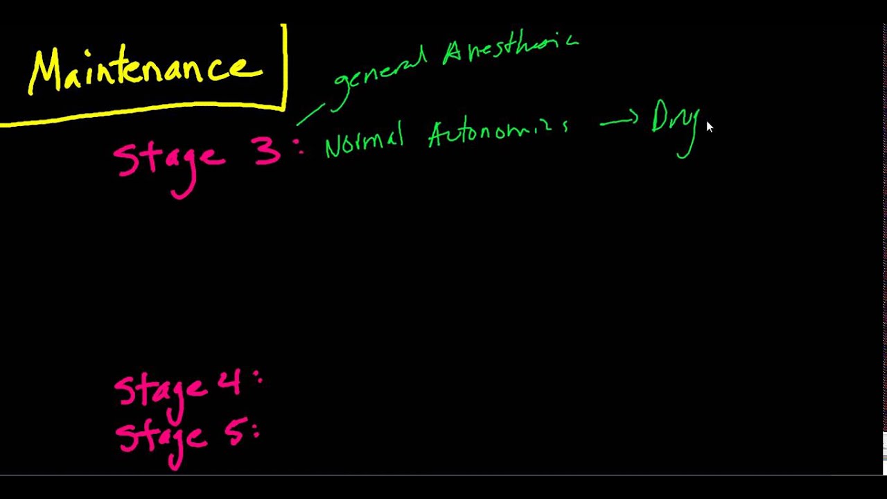 The Stages of Anesthesia: The Basics (Guedel's Classificaiton)