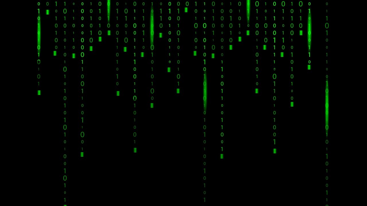 Matrix green binary code background - Adobe Illustrator cs6 tutorial.