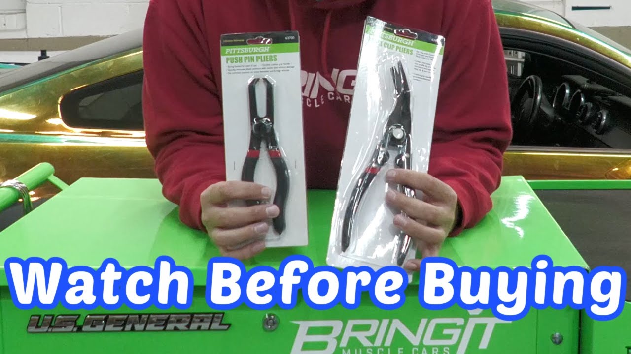 Disappointed with these Tools from Harbor Freight PUSH PIN PLIERS#harborfreightprojects