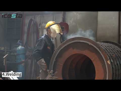 Do you know how the flake ice evaporator is made in ICESTA workshop?Take you to see it today...