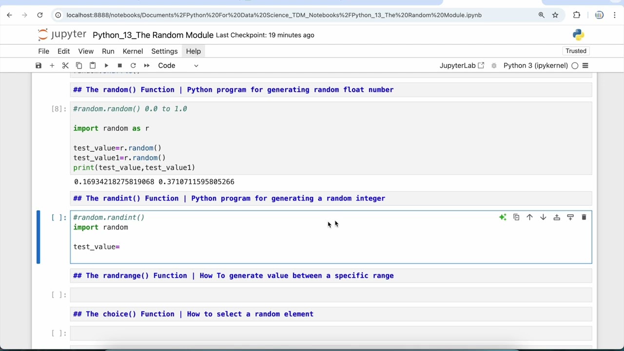 The randint() Function | Python program for generating a random integer #python #randint