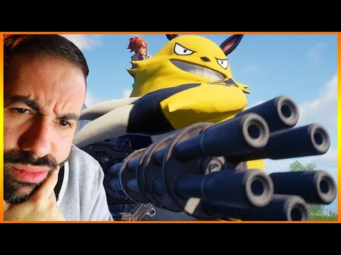 POKEMON WITH GUNS! Palworld Reveal Trailer REACTION | Summer Game Fest 2023