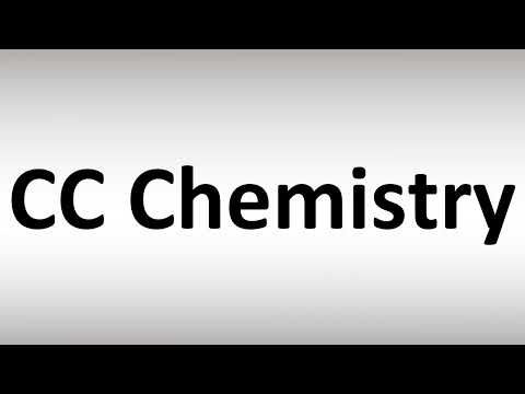 How to Pronounce CC in Chemistry