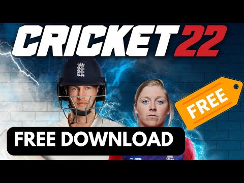 HOW TO DOWNLOAD CRICKET 22 IN PC FREE || CRICKET 22 FREE DOWNLOAD