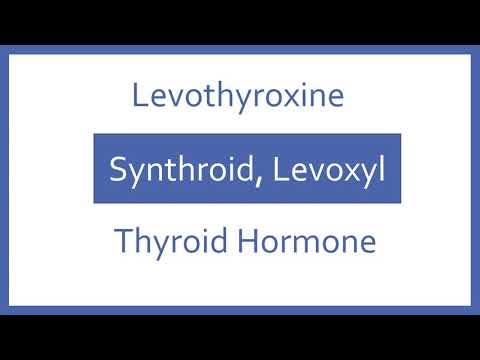 Levothyroxine Pronunciation - Generic Name, Brand Name, Indication, Class (Top 200 Drugs) PTCB NCLEX