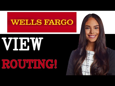 How To Find Wells Fargo Routing Number (2025)