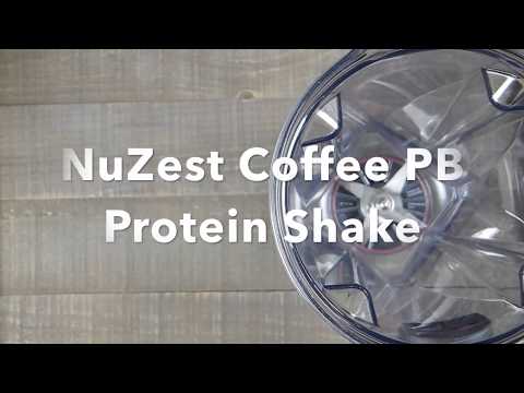 NuZest Coffee PB Protein Shake (Completely Plant-Based!)