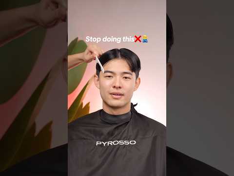 Middle part tutorial for Asian Hair (Easy)