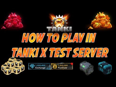 TankiX - How To Play In TankiX Test Server | как играть в танки х тестовый сервер | AV Gamers